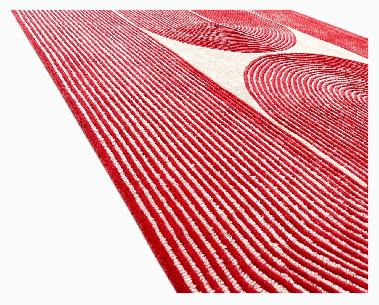 ARIA Viper Modern Rug 100% Wool Watermelon Hand Tufted Rug – Luxurious Rugs