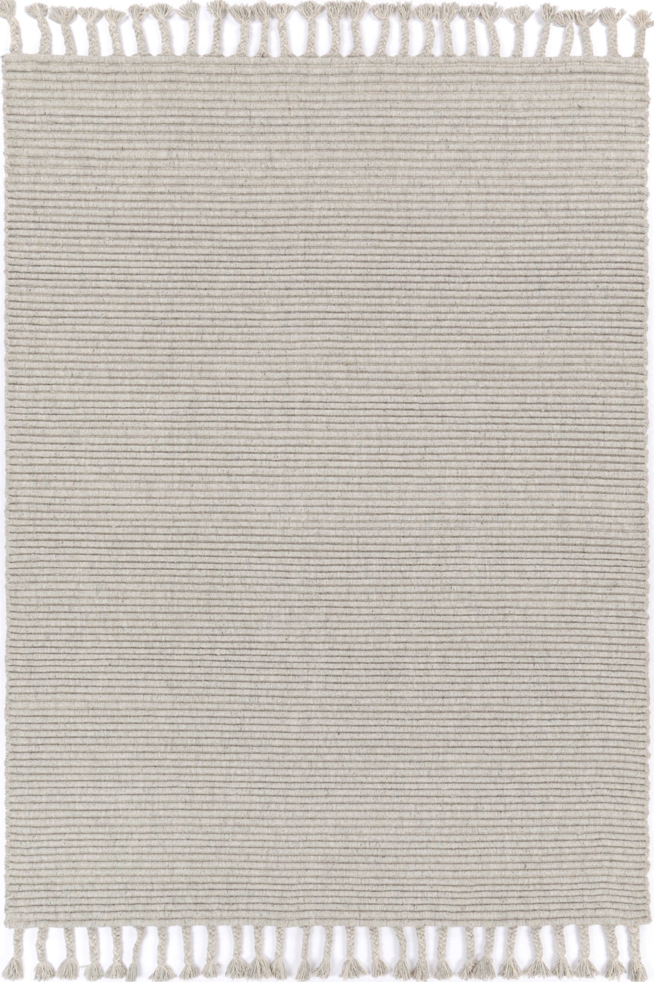 Goa Textured Wool Blend Grey Rug – Luxurious Rugs